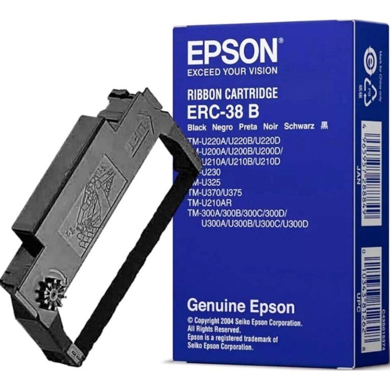 CINTA IMPRESORA EPSON PARA TM-200 ERC-38B NEGRA - falmorcr.com